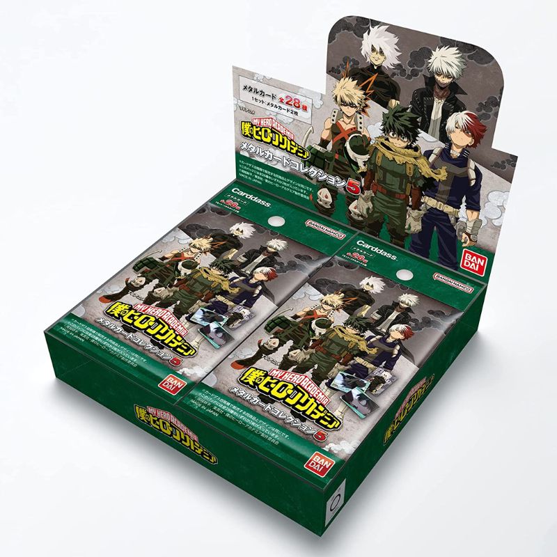 BANDAI Metal Card Collection Box 5 My Hero Academia TCG JAPAN OFFICIAL ...