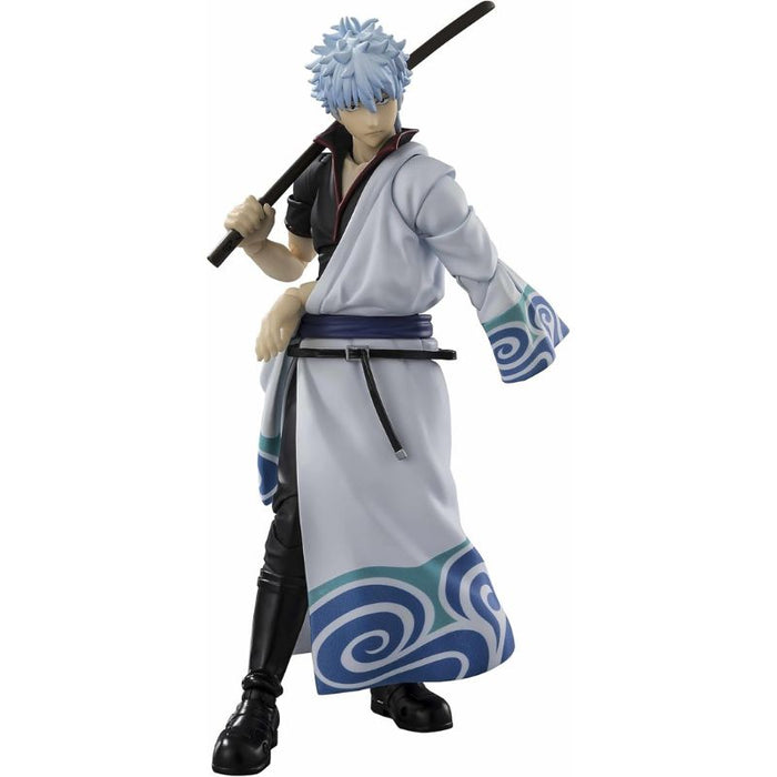 BANDAI S.H.Figuarts Gintama Gintoki Sakata Action Figure JAPAN OFFICIA ...