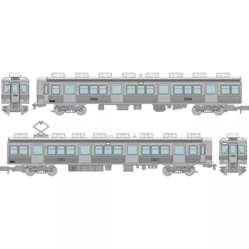 Tetsudou Collection Nankai Denki Tetsudou 6000 Series 2Car Set JAPAN O ...