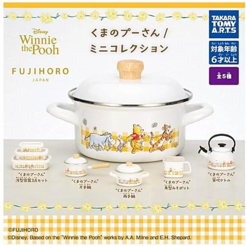 FUJIHORO Mini Collection Winnie the Pooh Set of 5 Capsule Toy JAPAN OF ...