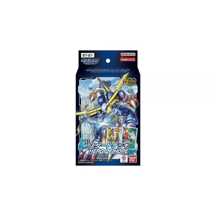 BANDAI Digimon Card Hero of Hope Starter Deck ST-21 TCG JAPAN OFFICIAL — ToysOneJapan