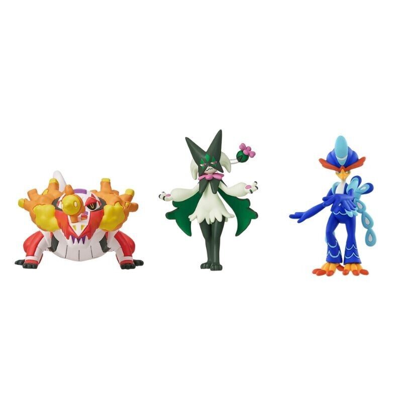 Pokemon Moncolle Meowscarada Skeledirge Quaquaval Figure JAPAN OFFICIA ...