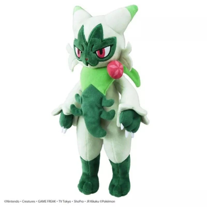 Pokemon Floragato Plush Doll JAPAN OFFICIAL — ToysOneJapan
